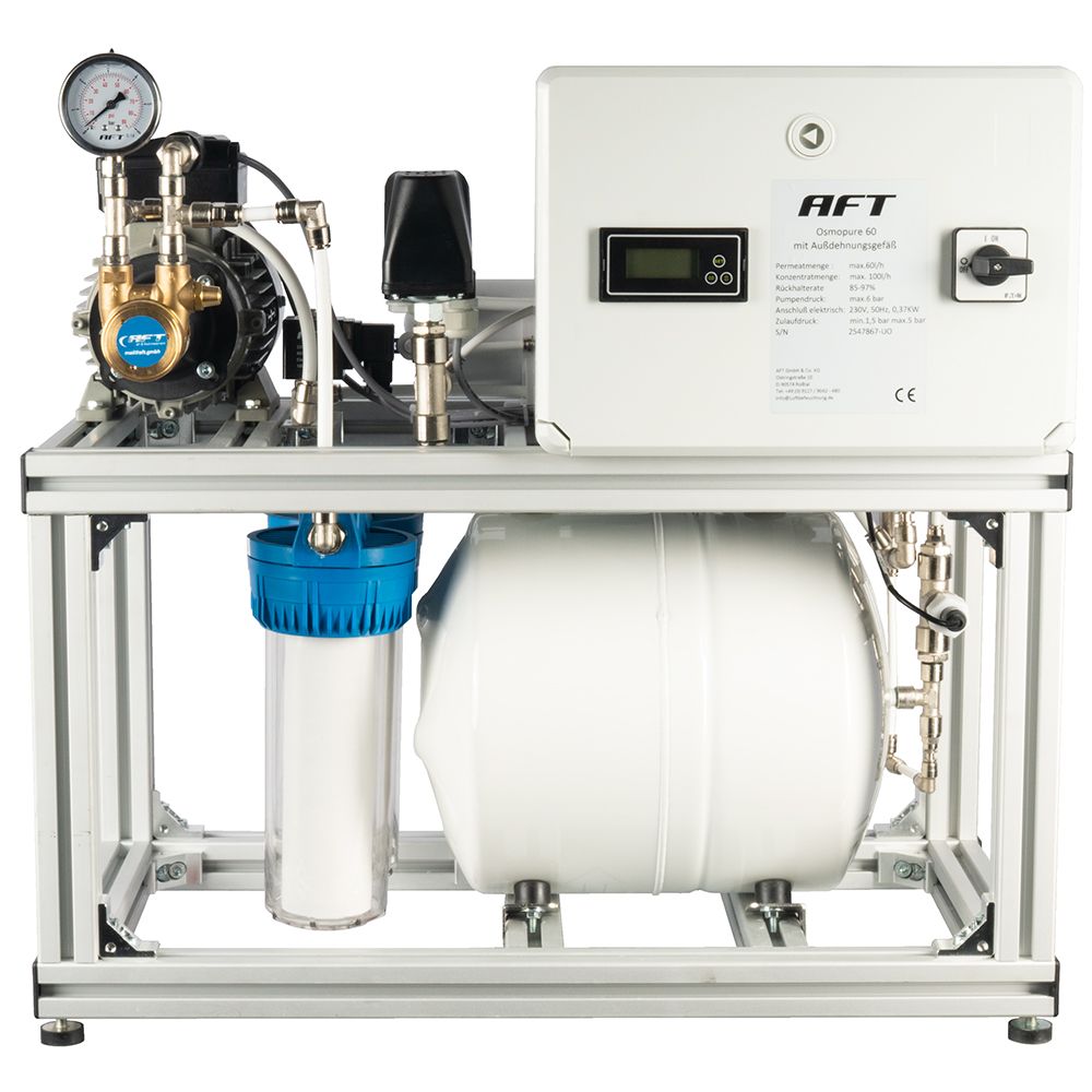 Umkehrosmoseanlage von 60-180 l/h für Gewerbe und Industrie • AFT